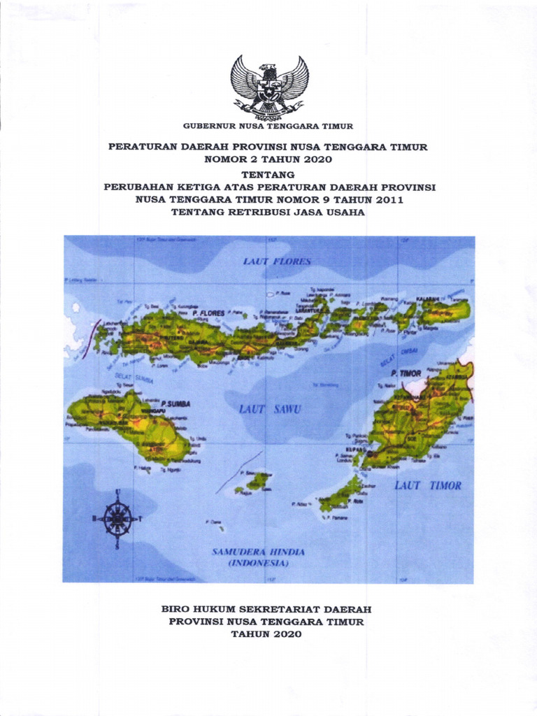 Perda Prov. NTT Nomor 2 Tahun 2020 Tentang Perubahan Ketiga Retribusi ...