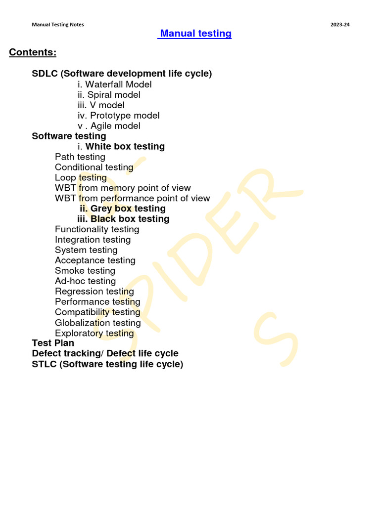 Defects Testcases And Interview Questions Pdf Software Testing