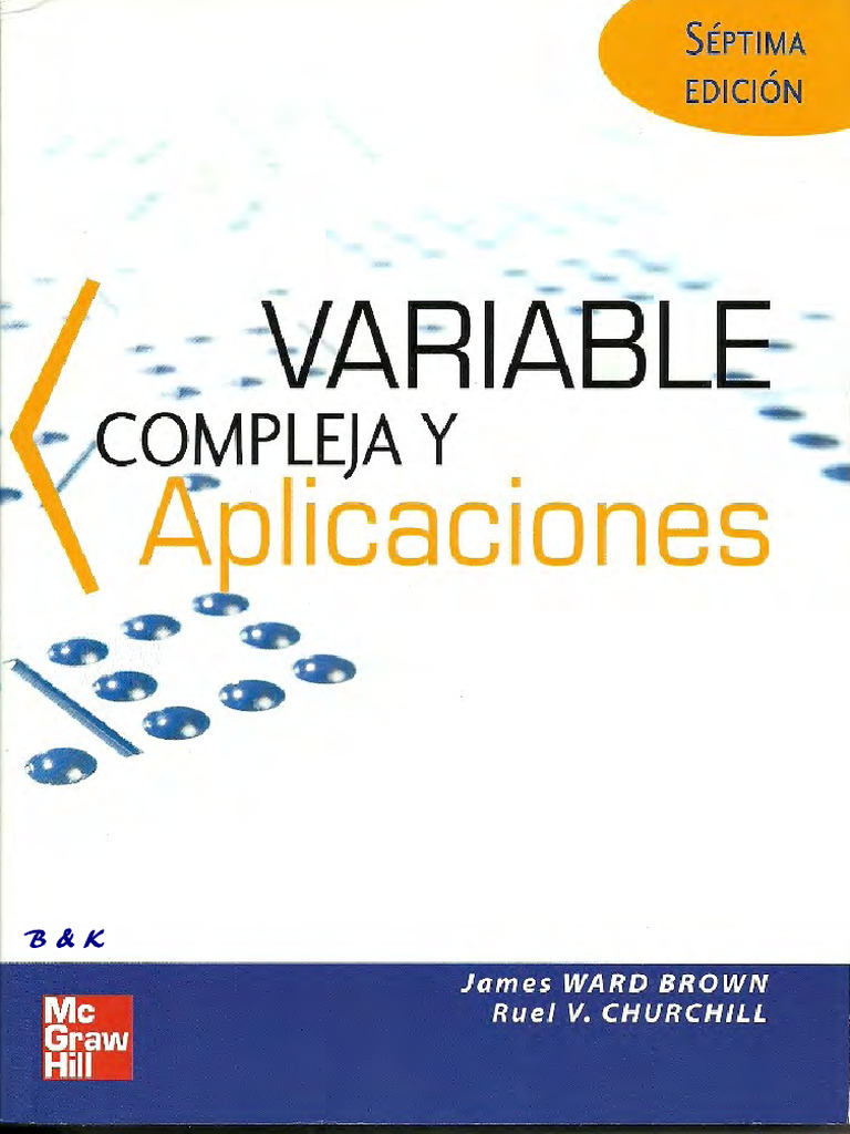 Variable Compleja y Sus Aplicaciones – Ruel v. Churchill – 7ma Edición | PDF