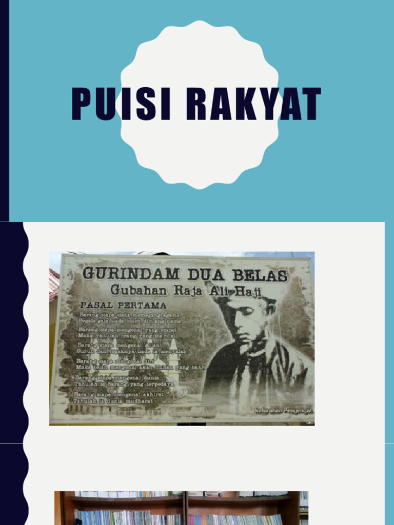 Pengertian dan Jenis Puisi Rakyat | PDF