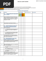 QMS Audit Checklist | PDF | Audit | Project Management