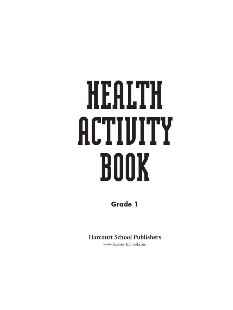 Grade - 1 Health Activities | PDF | Ear | Backpack