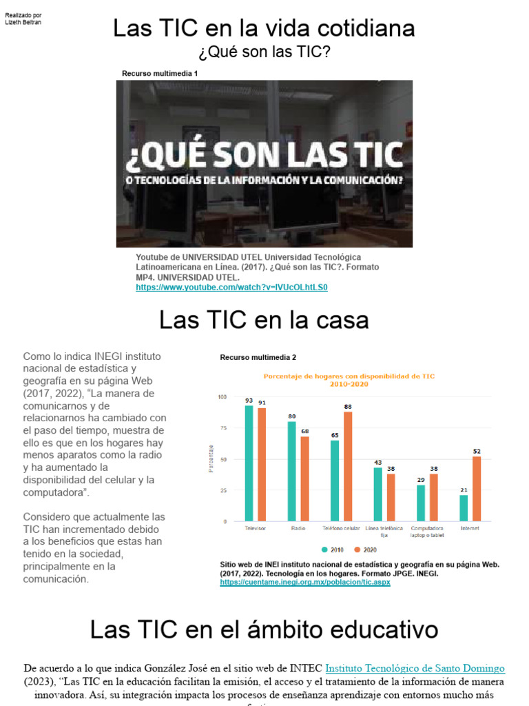 Impacto de las TIC en la vida diaria | PDF | Tecnología de información ...