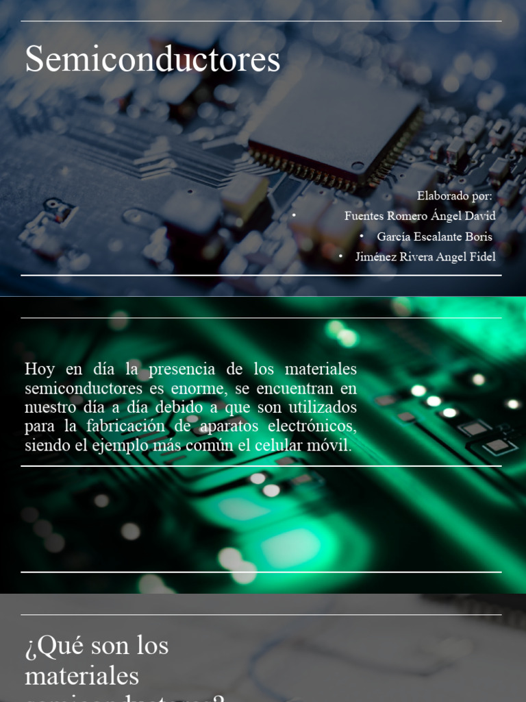 Presentacion t1 Analogica | PDF | Semiconductores | Dopaje (semiconductor)