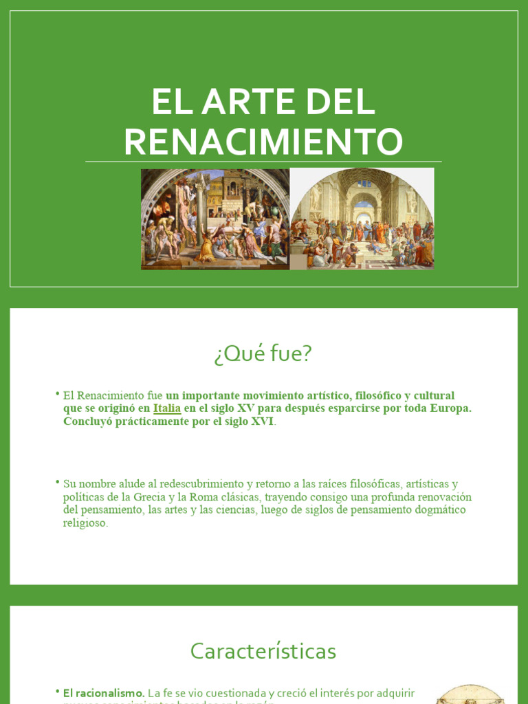El Arte Del Renacimiento | PDF | Renacimiento