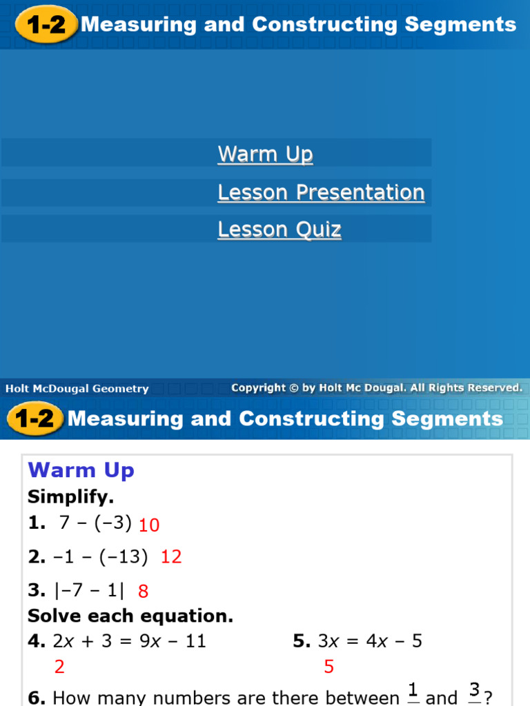 Geometry Lesson 3 | PDF | Classical Geometry | Euclidean Geometry