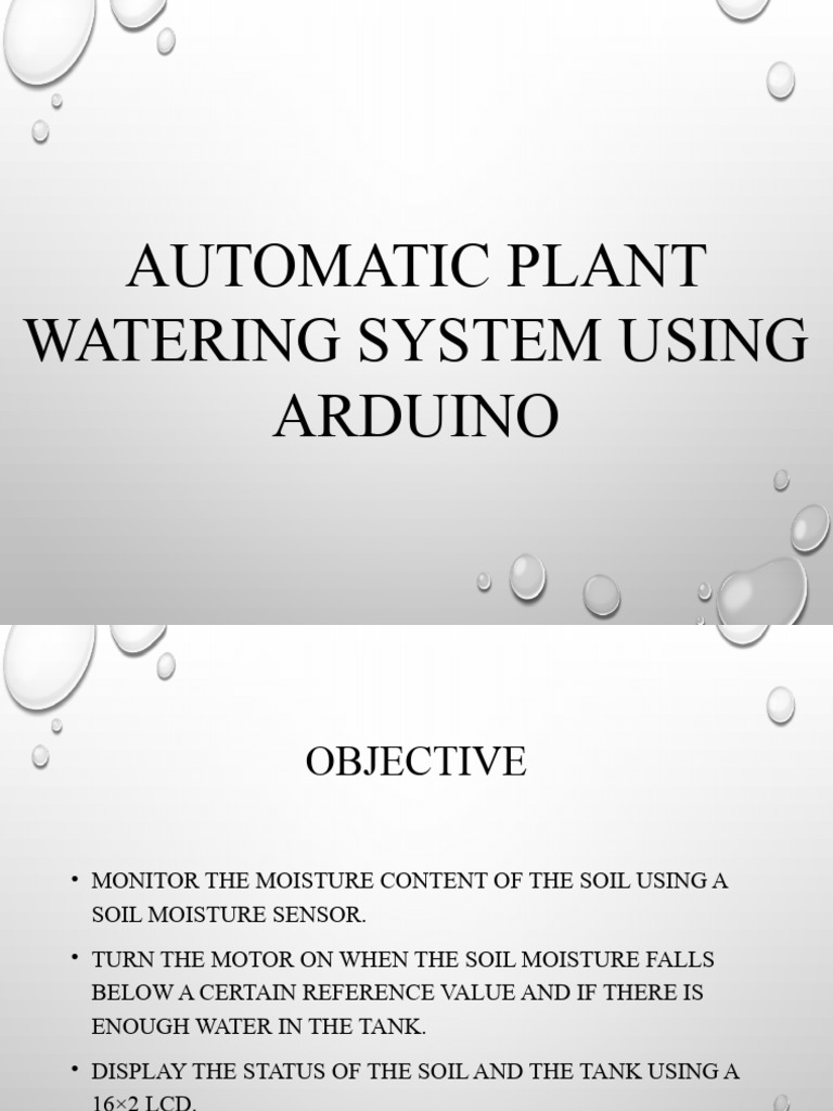Mini Project | PDF | Arduino | Soil