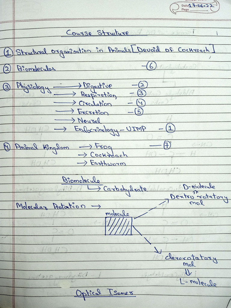 Zoology Notes | PDF