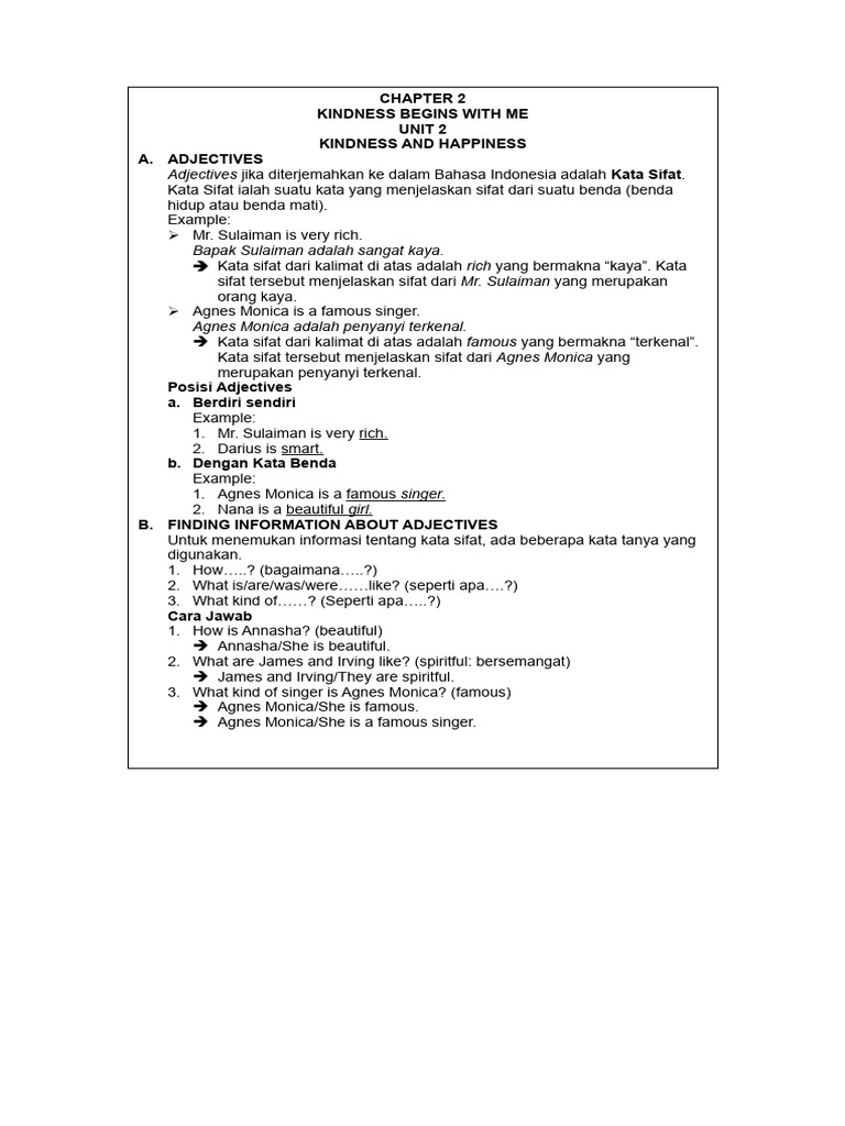 Chapter 2 Unit 2 Student Worksheet | PDF