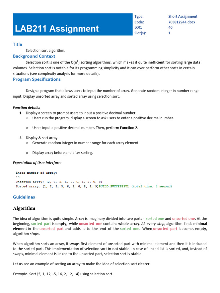Lab211 Assignment Title Background Context Pdf 