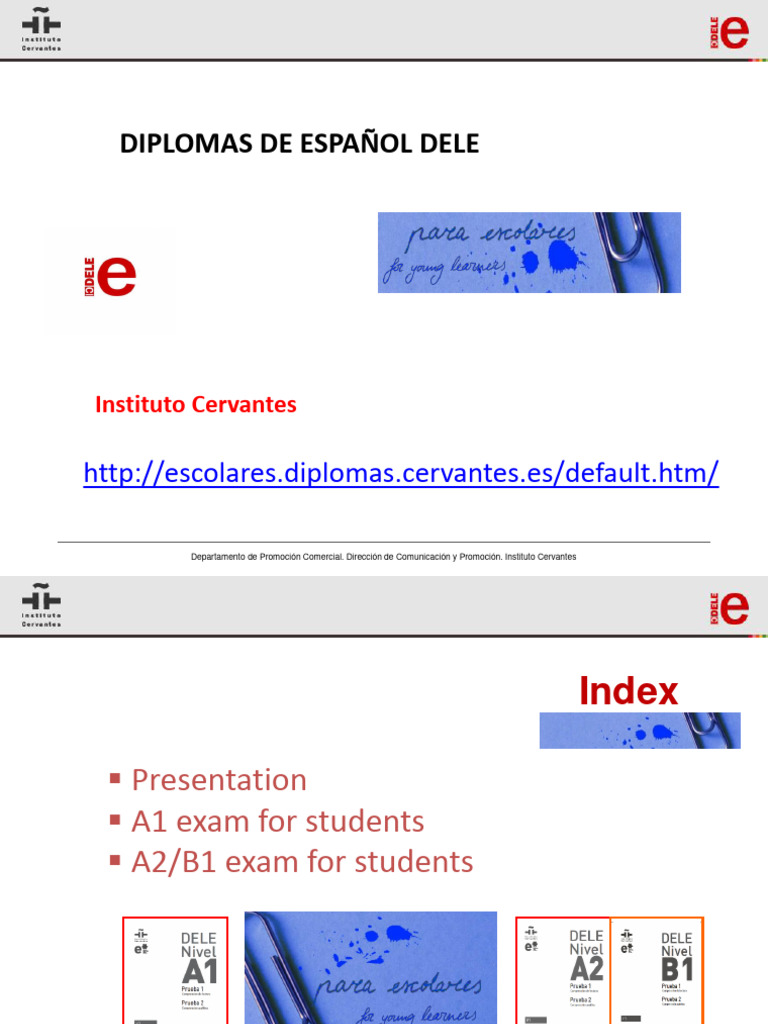 DELE A1/A2 Exam Overview for Students | PDF | Human Communication ...