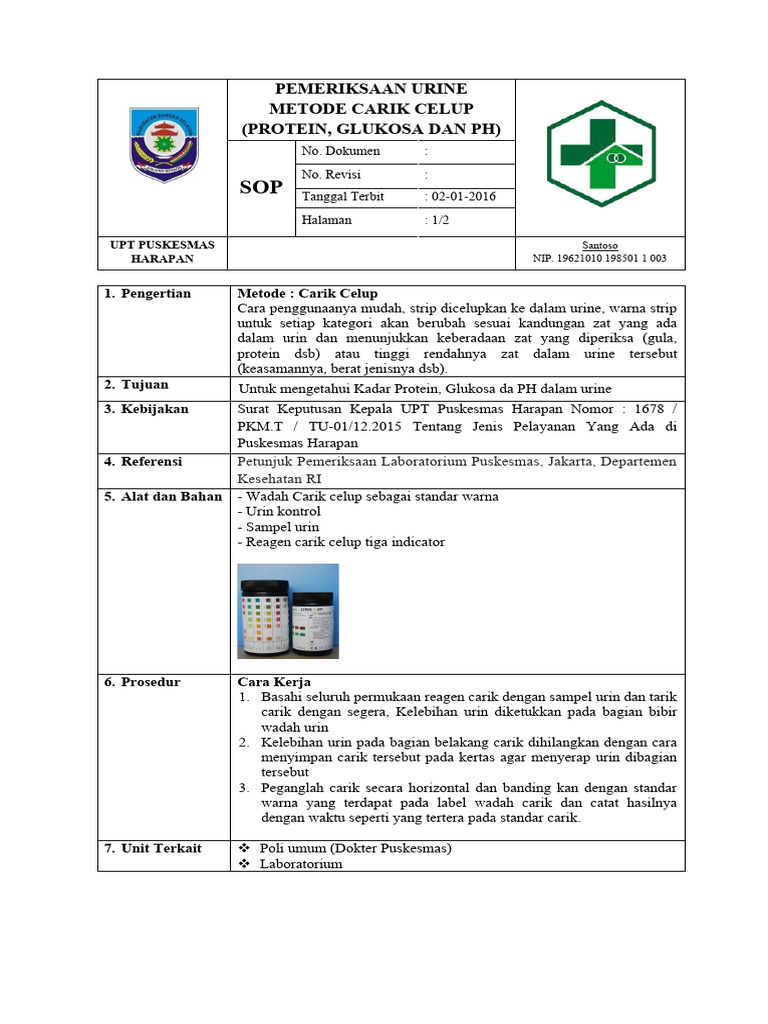 Pemeriksaan Urine Carik Celup | PDF | Pengembangan Diri | Sains & Matematika