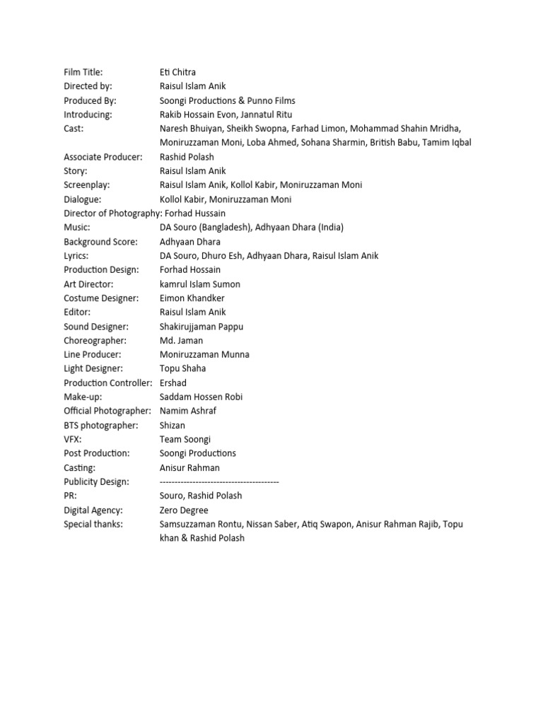 Eti Chitra Title | PDF | Art