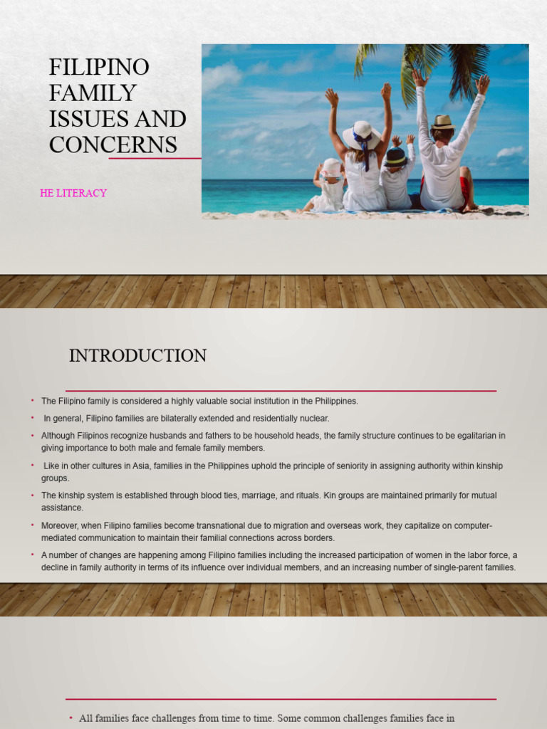 Filipino Family Issues and Dynamics | PDF | Self-Improvement | Lifestyle