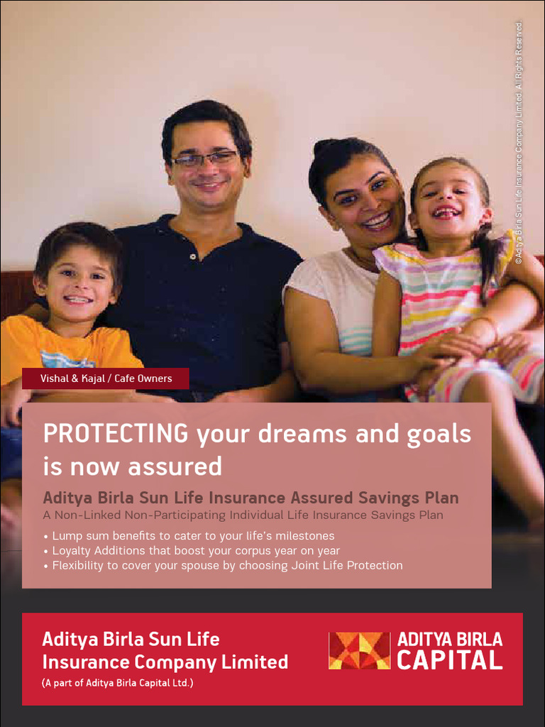 ABSLI Assured Saving | PDF | Insurance | Present Value
