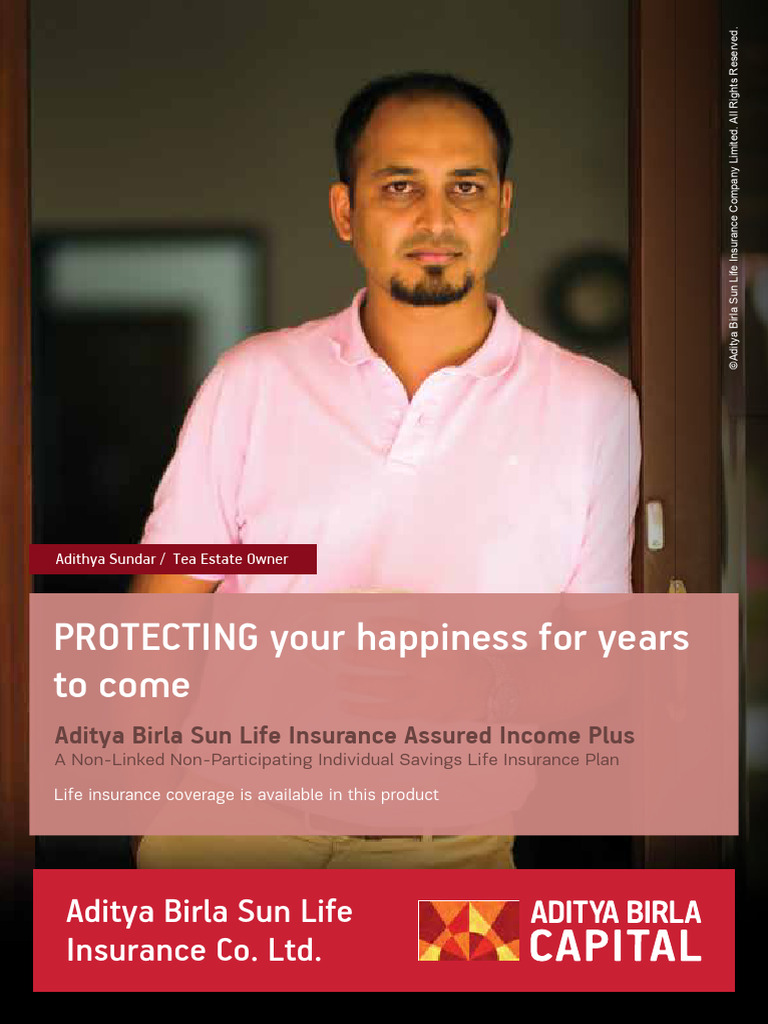 ABSLI Assured Income Plus V12 - Brochure - Web Version | PDF ...