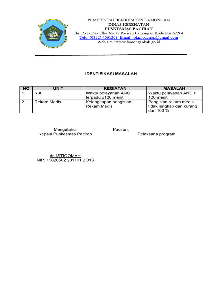 Analisa, RTL, TL, Evaluasi | PDF