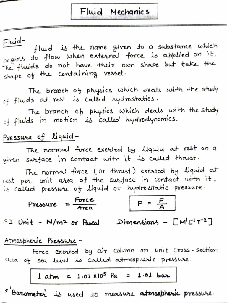 Ch-13 Fluid Mechanics | PDF | Buoyancy | Density