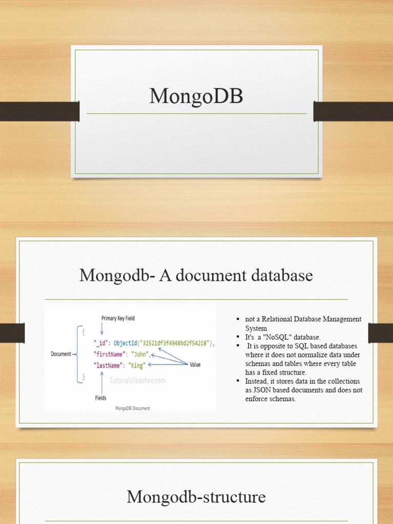 Chapter 3. MongoDB | Download Free PDF | Mongo Db | Databases Chapter 3. MongoDB | Download Free PDF | Mongo Db | Databases