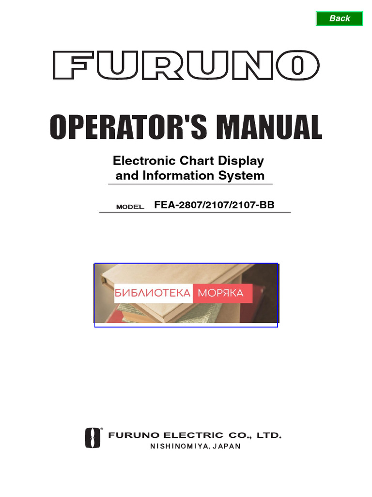 Ecdis Furuno Fea-2807 2107-Bb | PDF | Computer File | Software