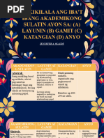 Malikhaing Pagsulat - PPT | PDF