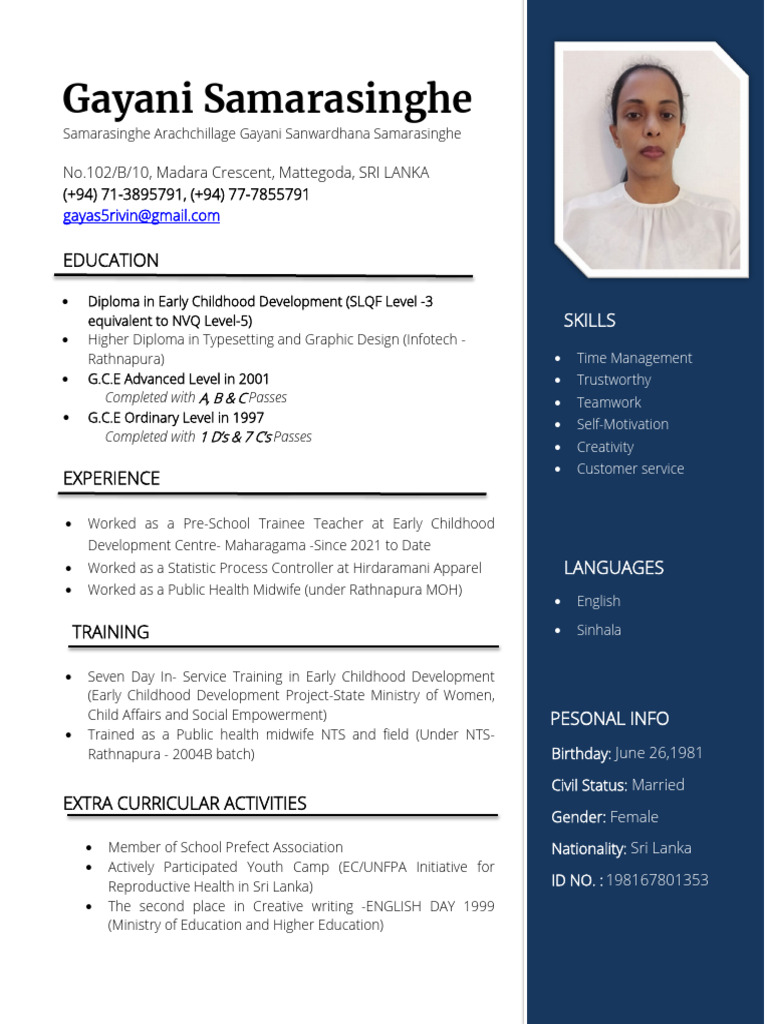 Early Childhood Educator Profile | PDF