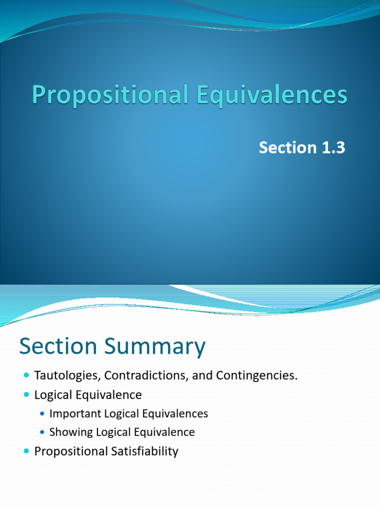 Section 1 3 Download Free Pdf Contradiction Semantics