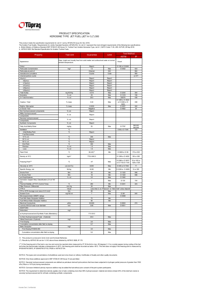 Jet A-1 | PDF | Jet Fuel | Chemistry
