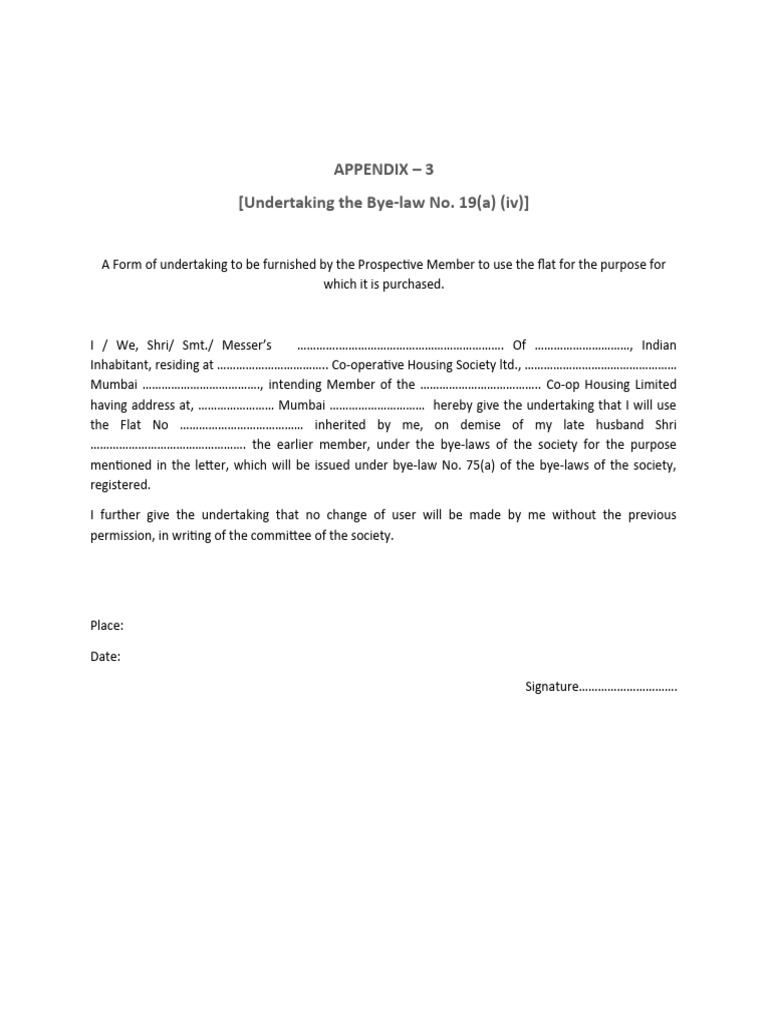 Appendix 3 Bye Lawsno.19 (A) (Iv) | PDF
