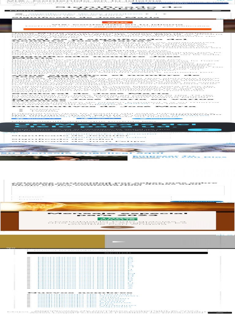 Significado de Jose Maria » !Orígen, Santoral y Etimología! | PDF