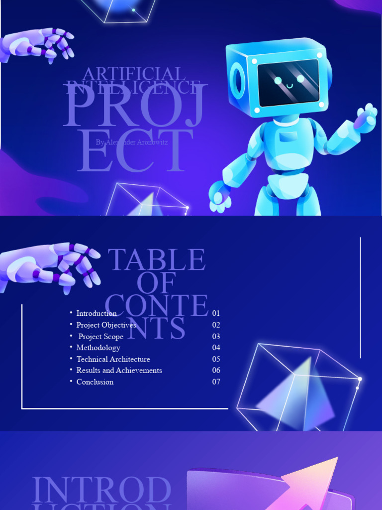 Artificial Intelligence Project Overview | PDF | Cognition | Intelligence