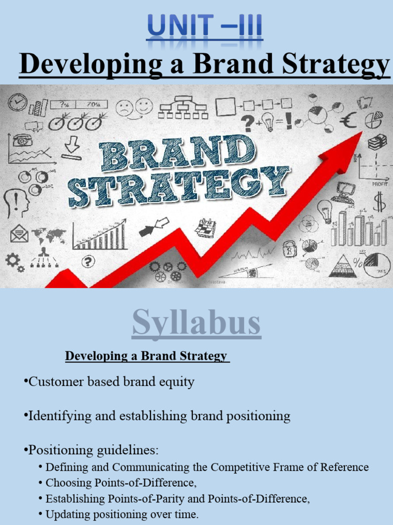 Unit3-Developing A Brand Strategy | PDF | Brand | Marketing