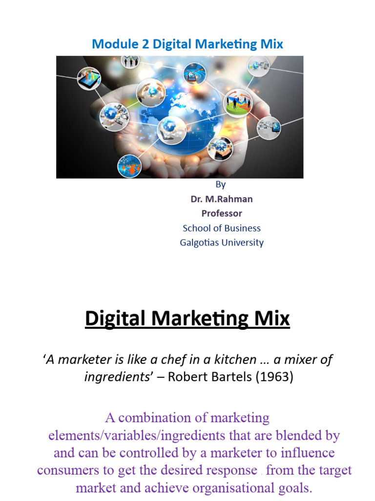 Module 2 Digital & SMM M 2023 | PDF | Online Advertising | Sales