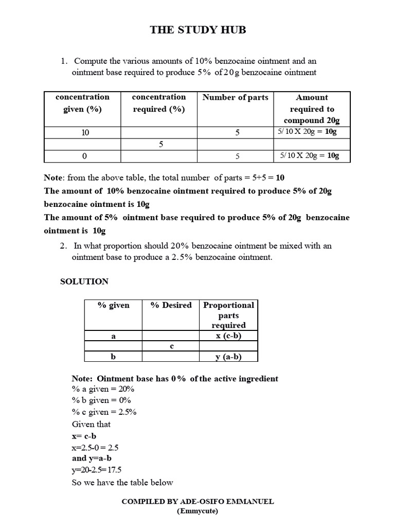 PCT Q&a | Download Free PDF | Zinc Oxide | Dose (Biochemistry)