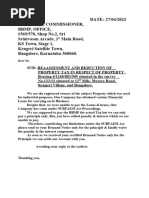 Sample Allotment Letter | PDF