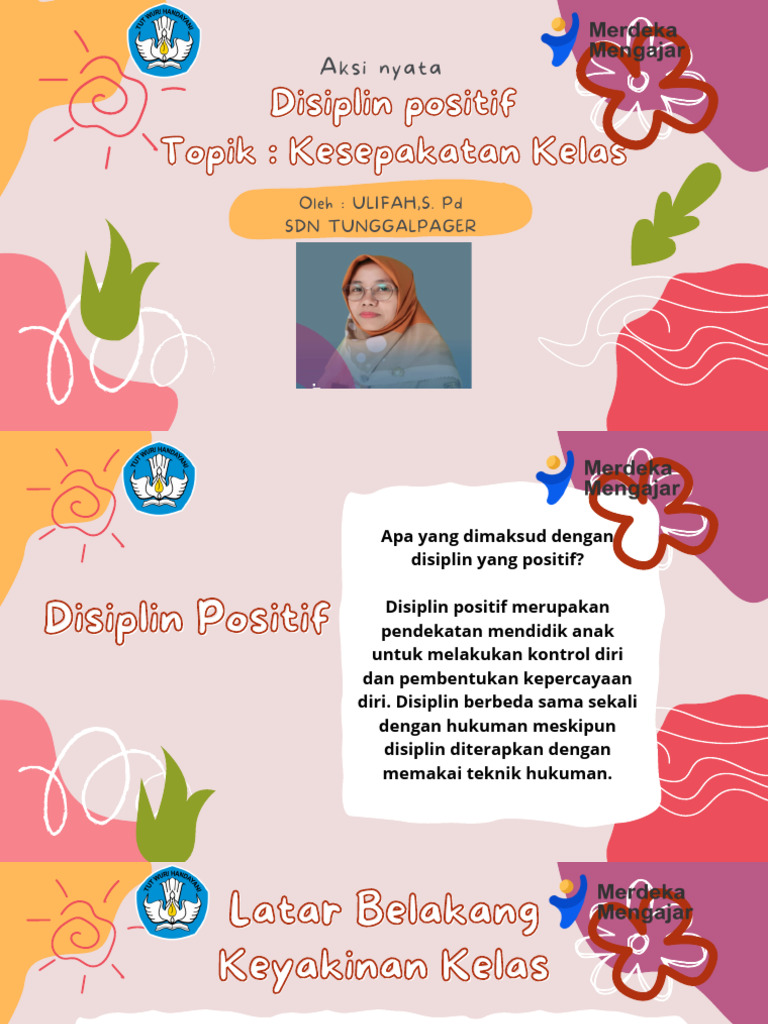 Aksi Nyata Disiplin Positif ULIFAH, S. PD - 20231030 - 194731 - 0000 | PDF | Karier ...