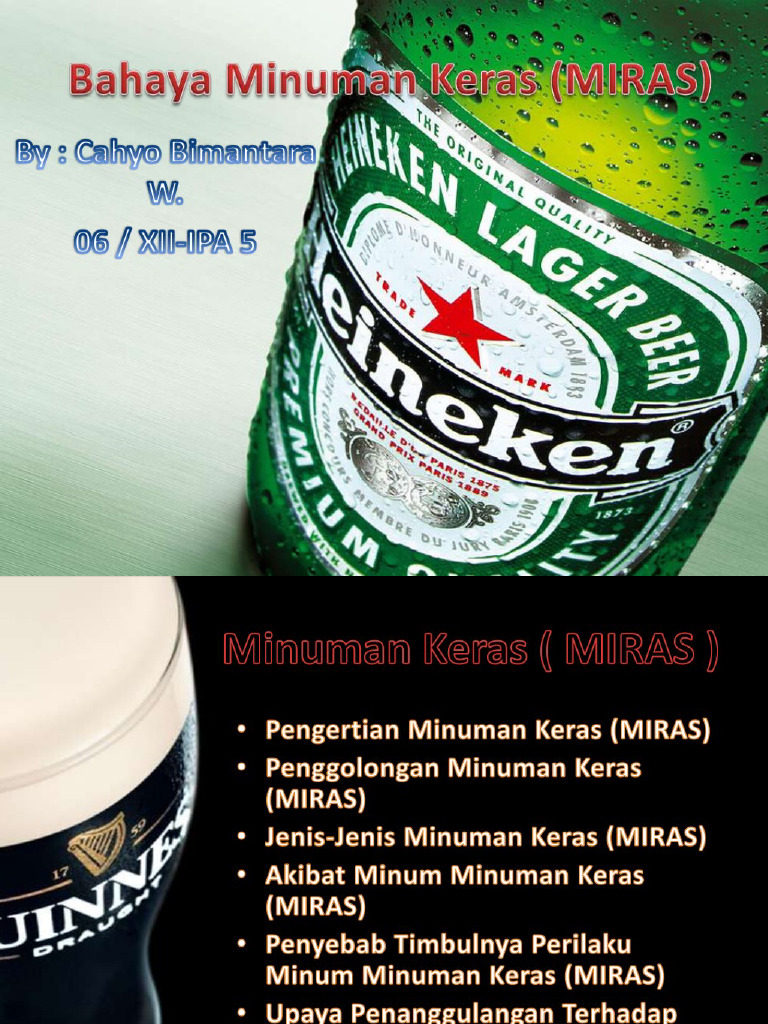 Bahaya Minuman Keras Miras | PDF
