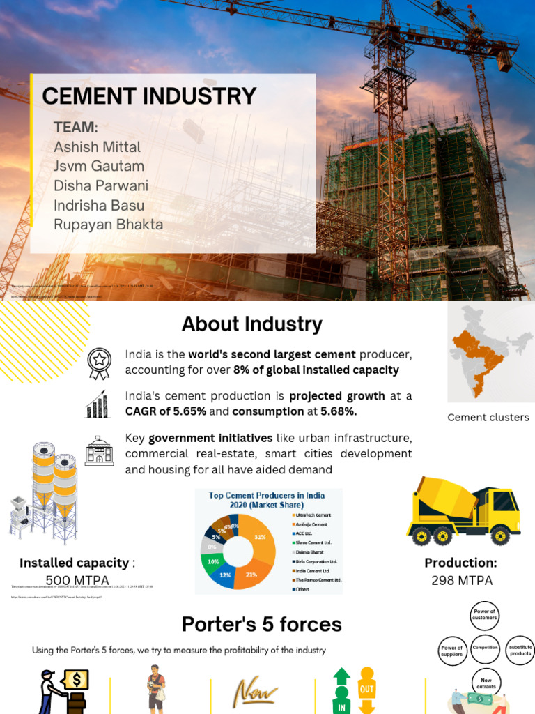 Cement Industry Analysis.pdf | PDF | Cement | Energy Conservation