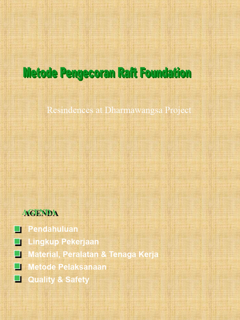 Raft Foundation | PDF | Concrete | Architecture