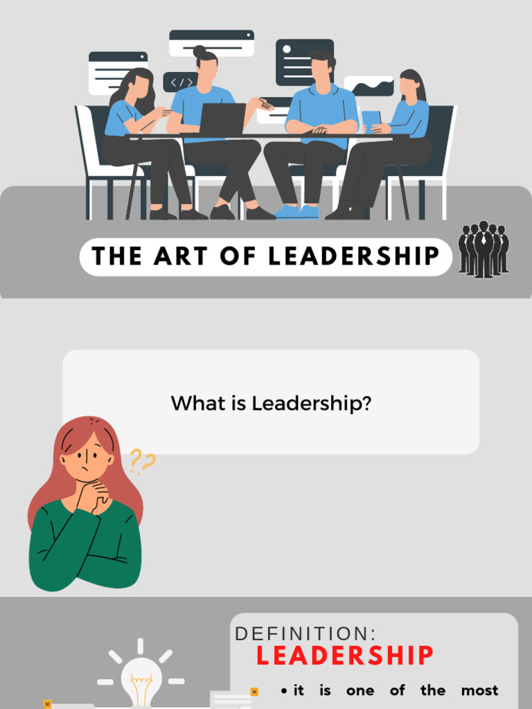 The Art of Leadership | PDF | Leadership | Control (Social And Political)