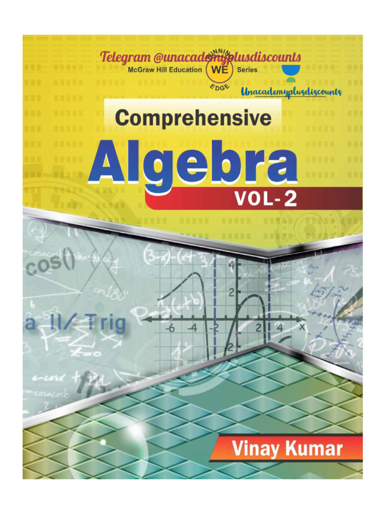 Comprehensive Algebra 2 For JEE Main and Advanced (Vinay Kumar) | PDF