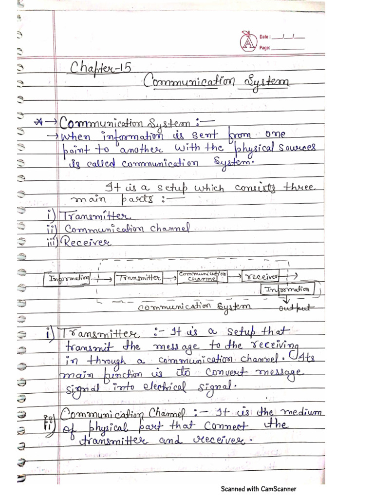 Communication System Pdf