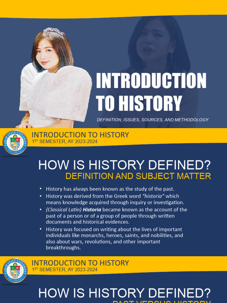 Defining History: Concepts and Methods | PDF | Historian | Historiography