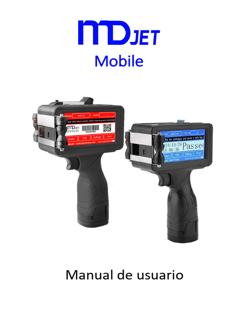 Manual MDJET Mobile 300 600 | PDF | Archivo de computadora | Impresora ...
