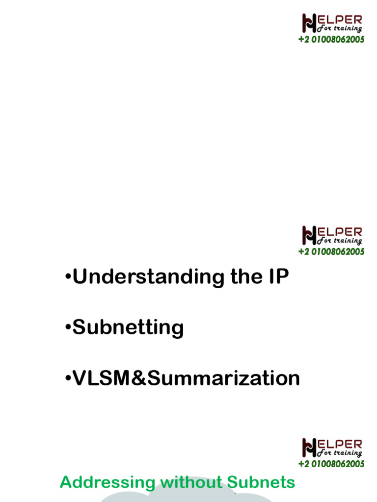3 - Subnetting | PDF | Internet Protocols | Computer Engineering
