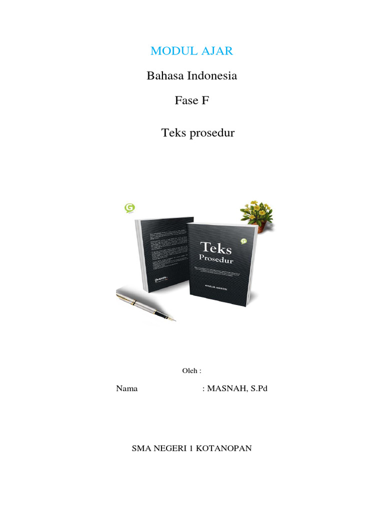 Modul Ajar Teks Prosedur | PDF