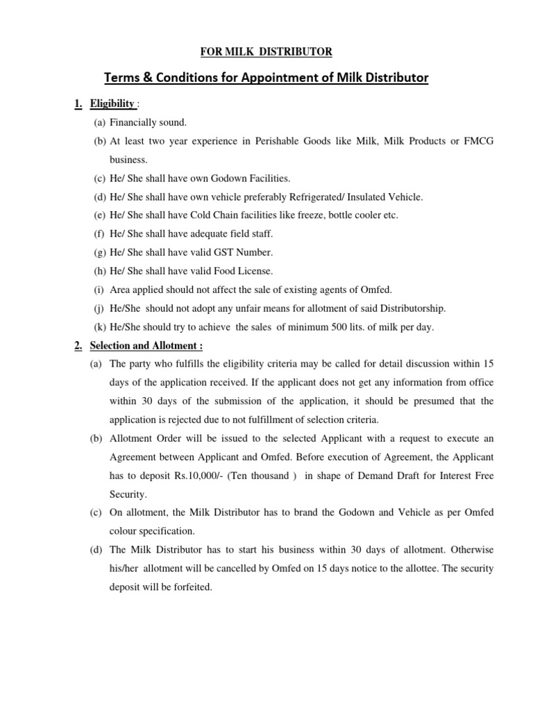 Milk Distributor | PDF | Milk | Prices