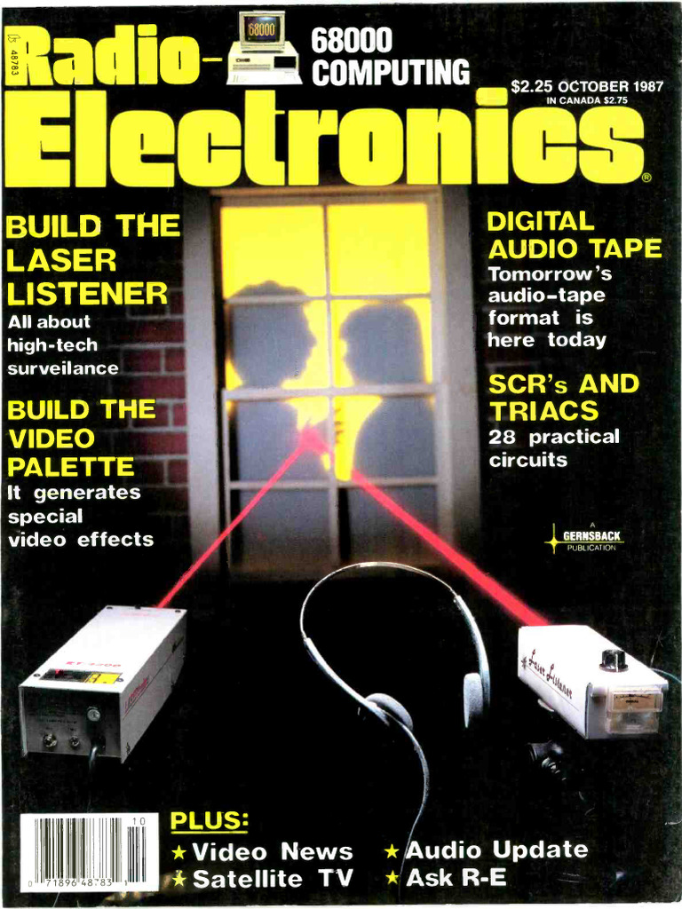 Radio Electronics 1987 10 | PDF | Digital Technology | Computing