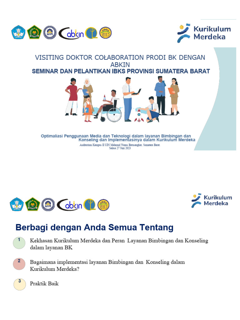 Implementasi BK dalam Kurikulum Merdeka | PDF | Ilmu Sosial