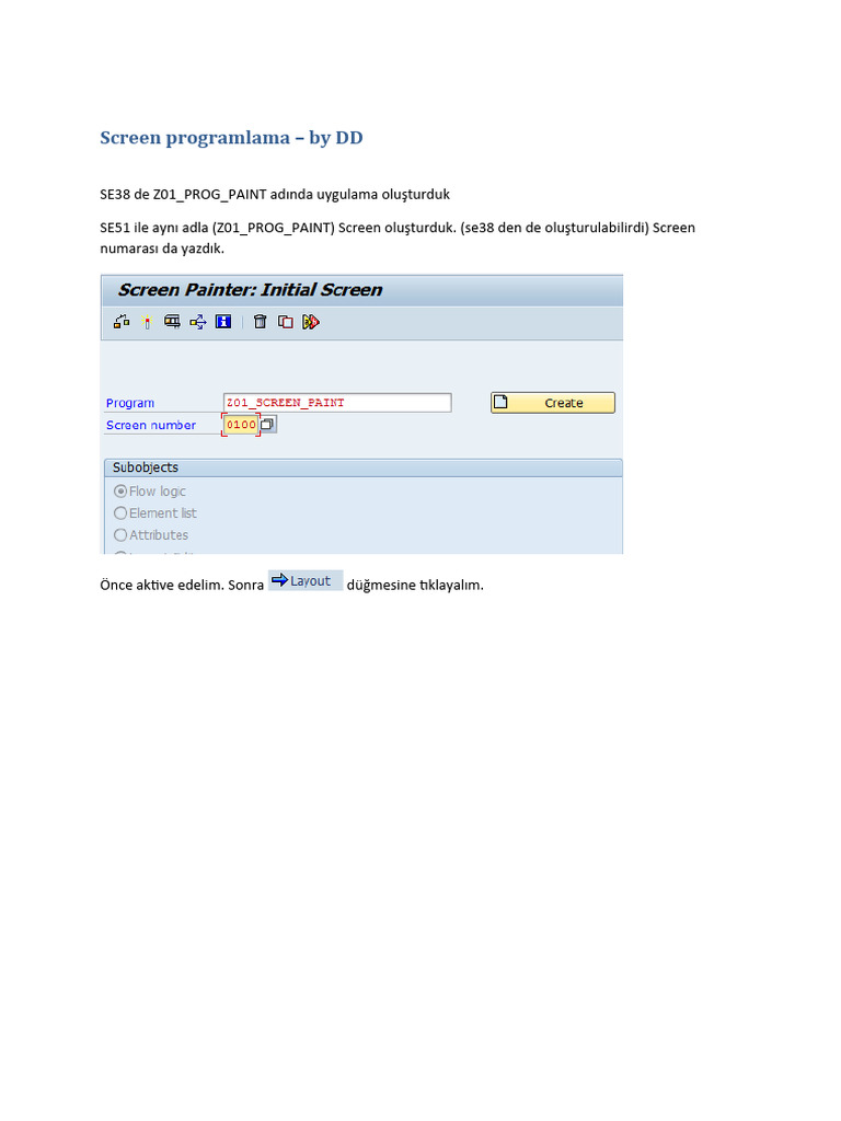 ABAP - Screen programlama by DD | PDF